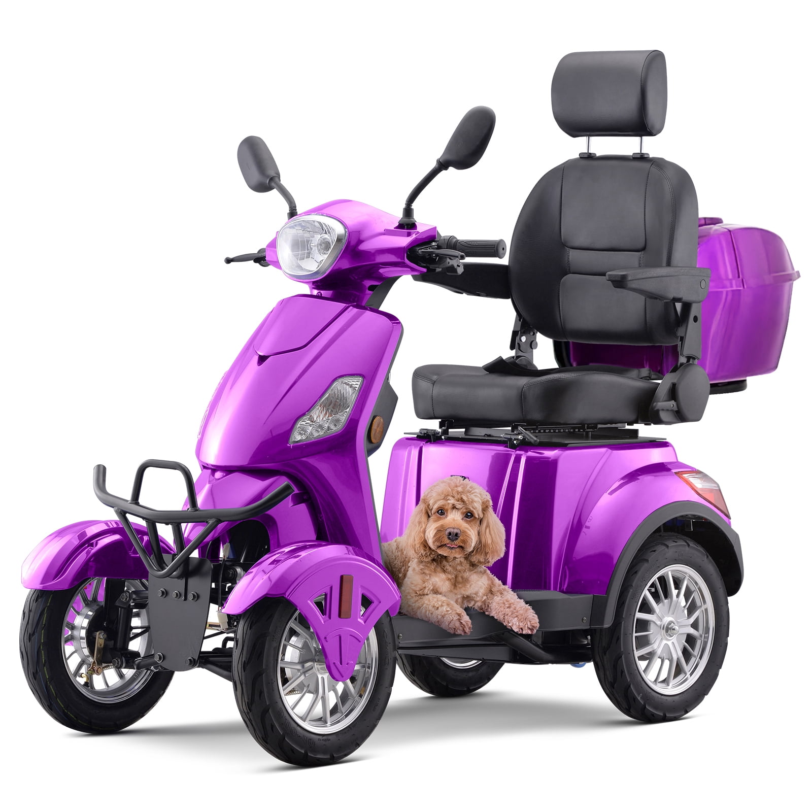 Tcdjtc 4 Wheel Mobility Scooters for Seniors, Adult Scooter with 800W ...