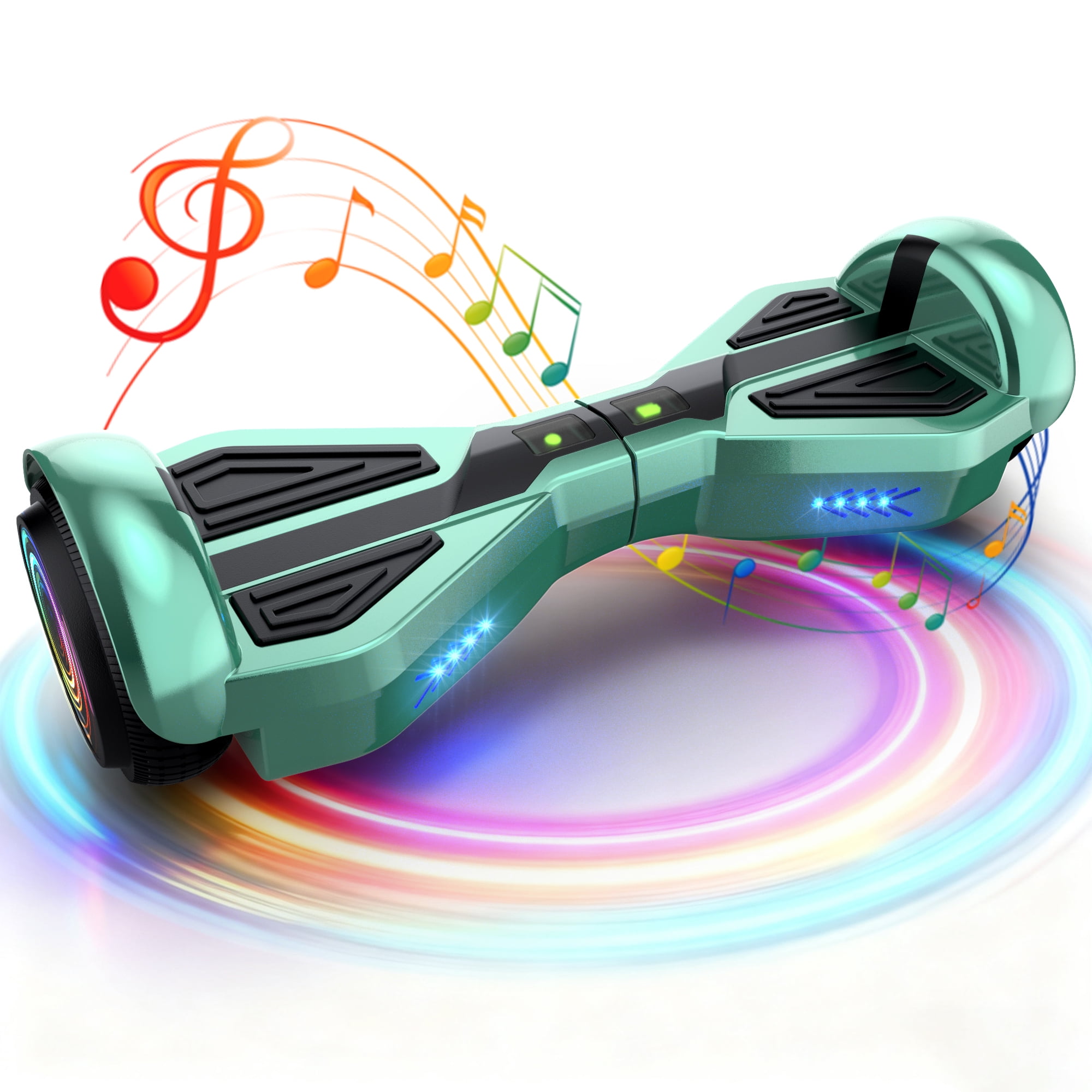 Tcdjtc Hoverboard with Bluetooth and Led Lights, Balance Board for Kids ...
