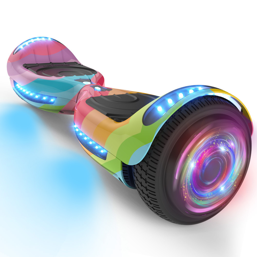 Tcdjtc Hoverboard with Bluetooth and Led Lights, Balance Board for Kids ...