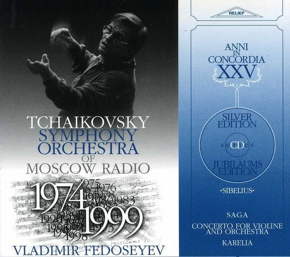 Tchaikovsky Symphony Orchestra of Moscow Radio - Violinconcerto / en Saga / Karelia - Music ...