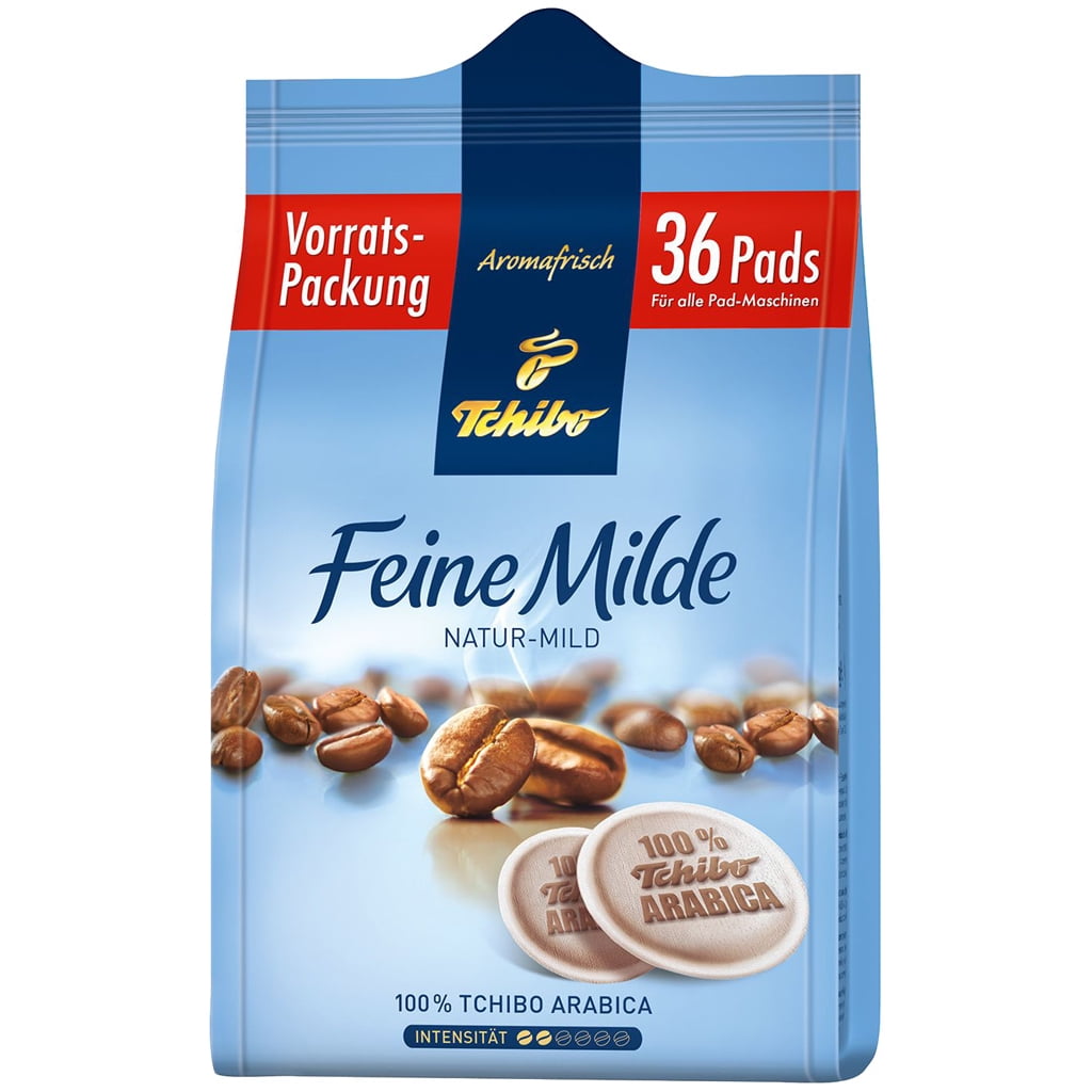 Tchibo Feine Milde pads for SENSEO Coffee machines -Pack of 36 pads ...