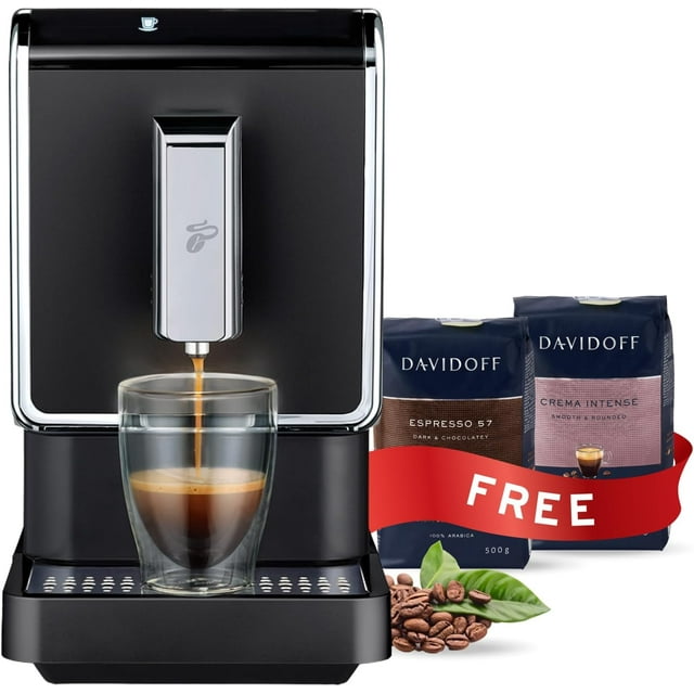 Tchibo Fully Automatic Coffee Maker with Built-in Grinder, No Pods ...