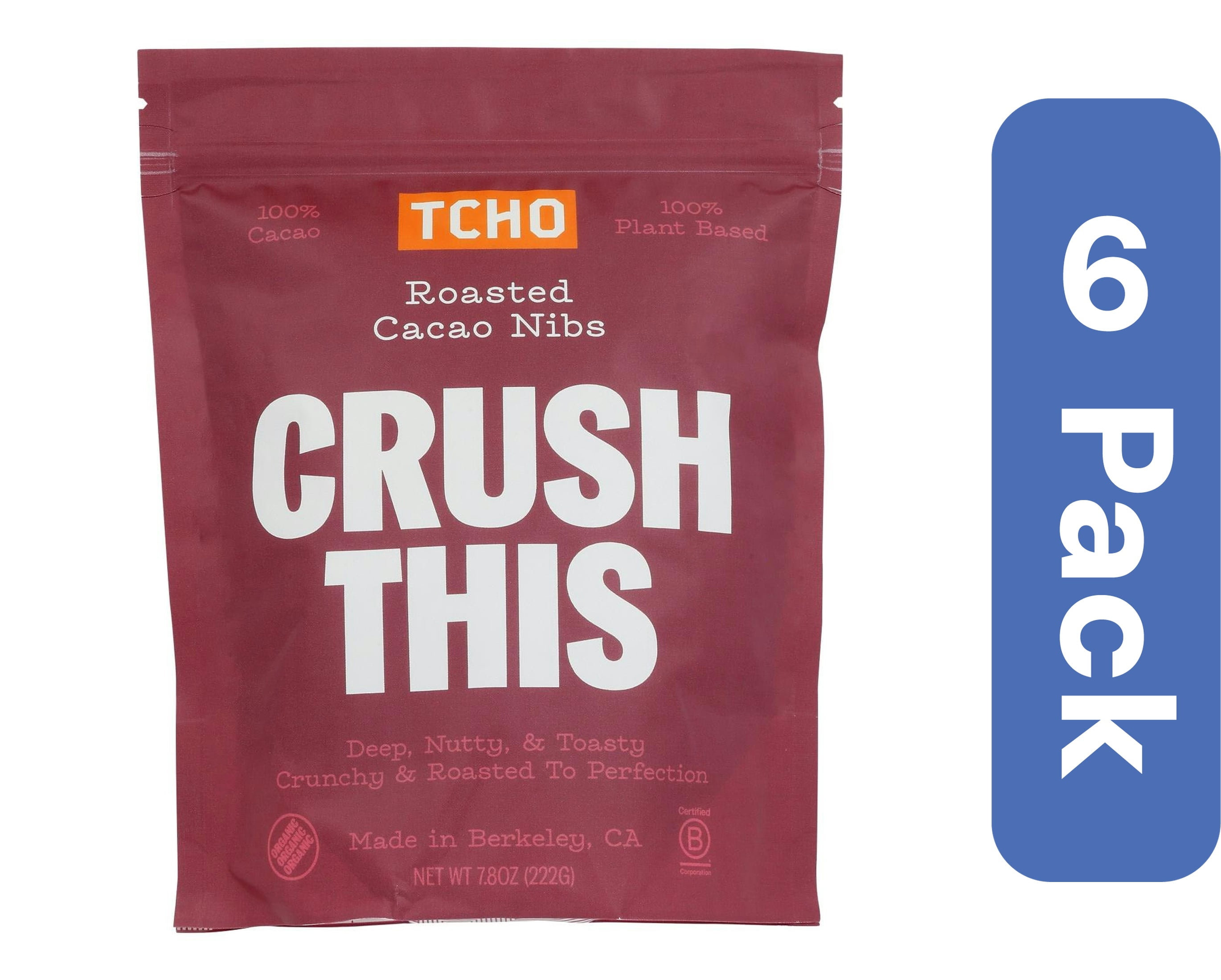 Tcho Cacao Nibs Crush This 7.8 oz (Pack Of 6) - Walmart.com