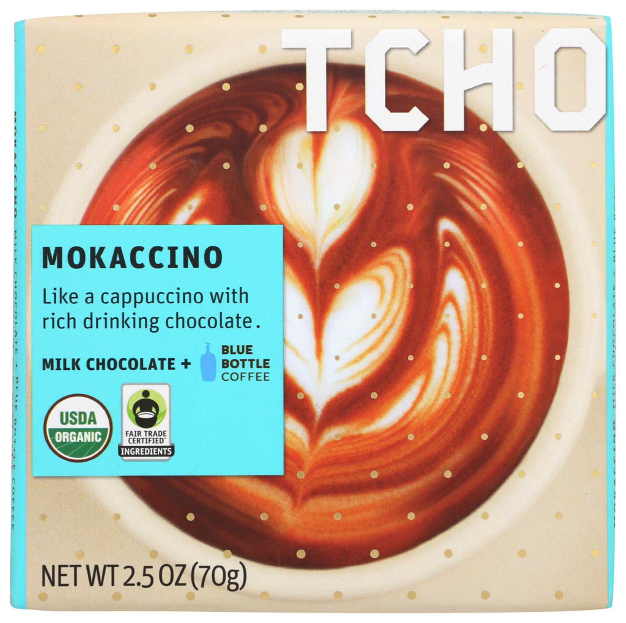 TCHO 267599 Organic Mokaccino Milk Chocolate Bar - 70 Gram - Walmart.com