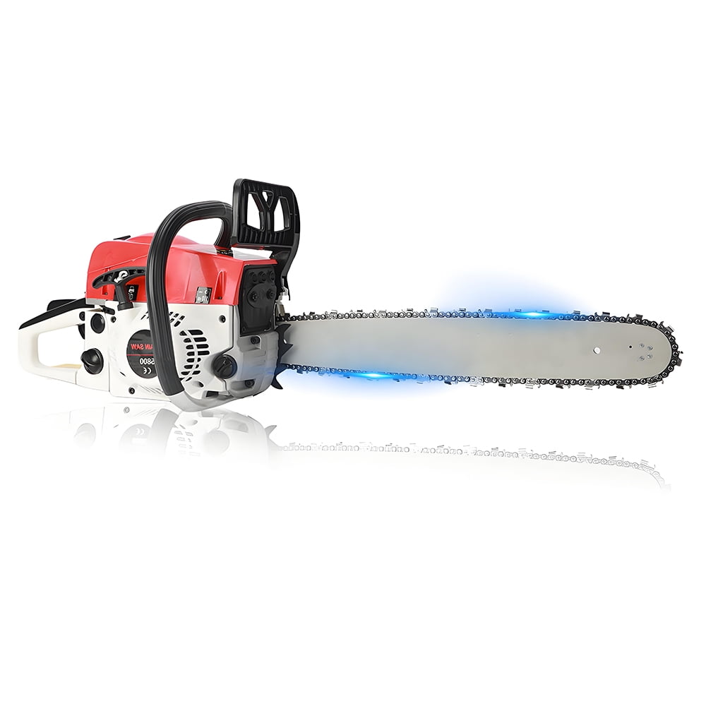 Tchonts 20 Inch Gas Chainsaw 58CC 2.4KW Petrol Chainsaws 2-Stroke ...