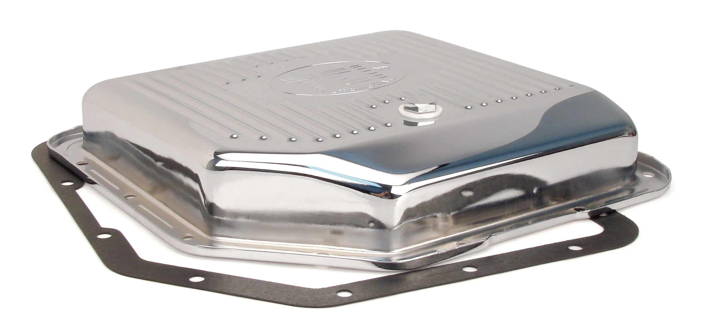 Tci 328011 Auto Trans Oil Pan TH350 GM Stock Capacity Chrome Steel w ...