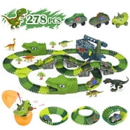 Wisairt Dinosaur Toys for kids,53 PCS Dinosaur Play Set with Activity Play Mat,Dinosaur Figures ...