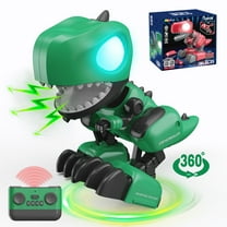 HANMUN Robot Dinosaur Toy for Kids 3-8+, T rex with Light & Roaring ...