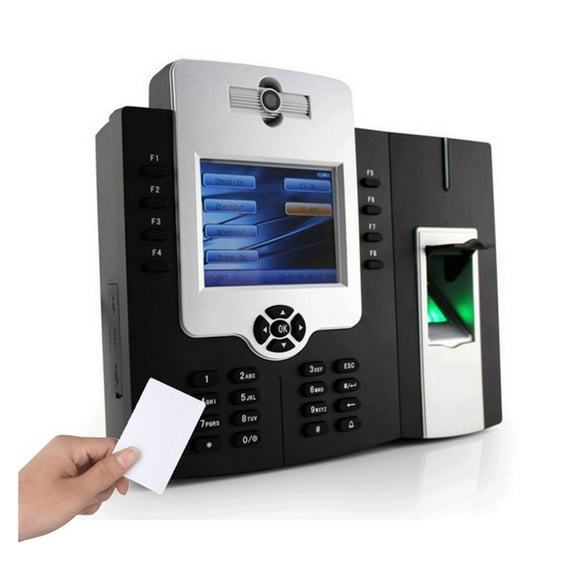 Tcp/Ip Fingerprint Card Time Attendance Machine With Camera Office Time ...