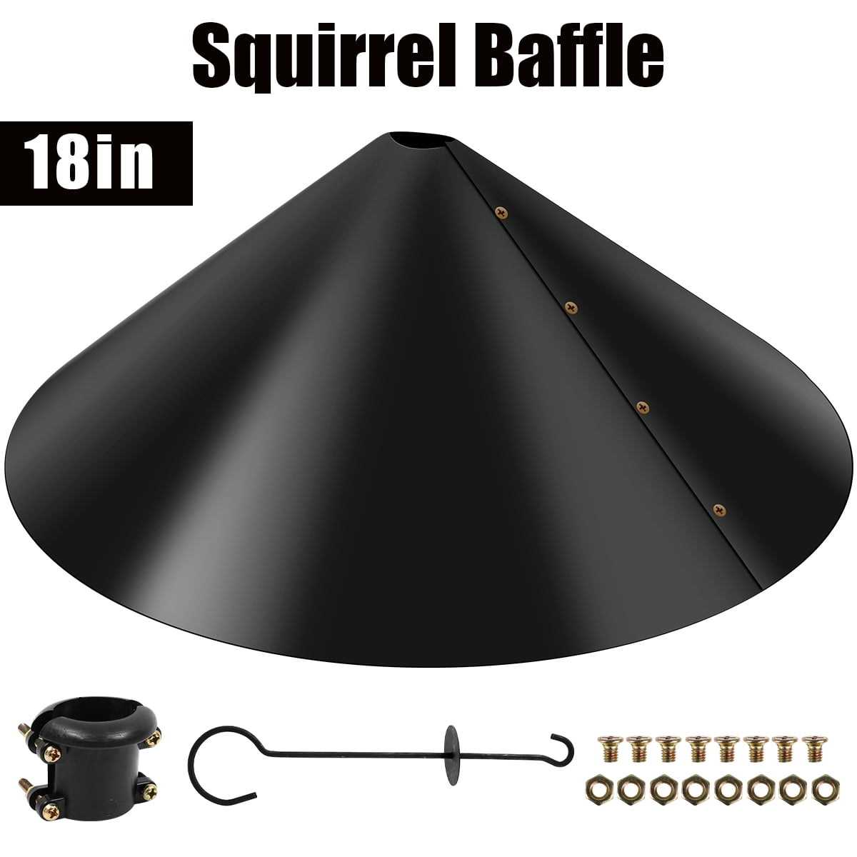 Tcwhniev 18 inch Wrap Around Squirrel Baffle,Proof Baffles Durable ...