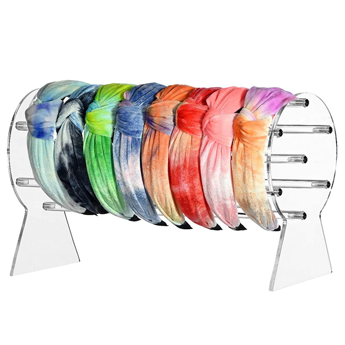 Tcwhniev Acrylic Headband Holder Clear Headband Display Stand Perfect ...
