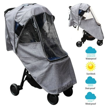 D-GROEE Stroller Rain Cover Universal Waterproof Baby Stroller Cover, Rain Cover for Stroller ...