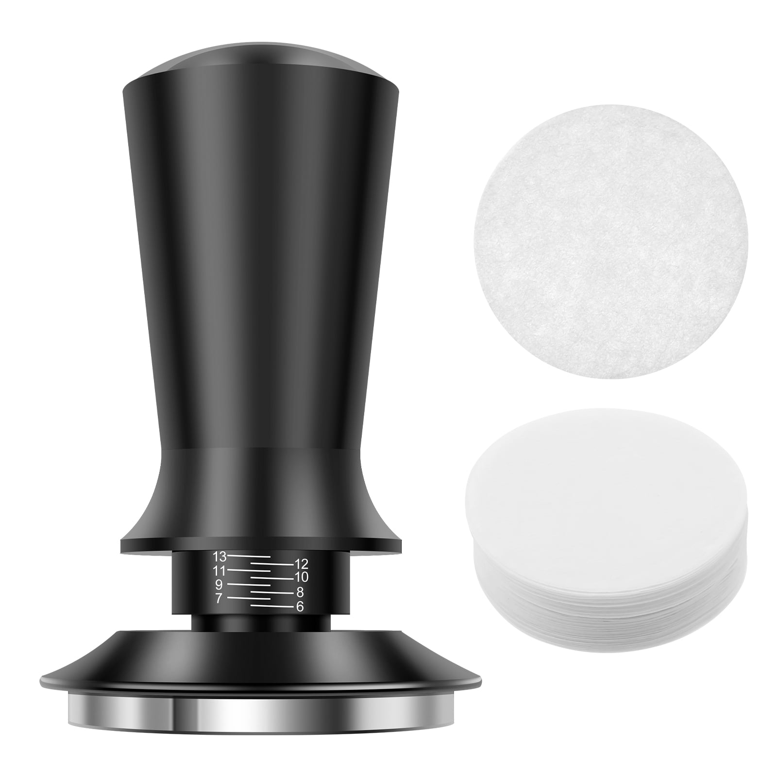 Tcwhniev Espresso Tamper 304 Stainless Steel 51 mm Coffee Tamper with ...