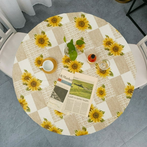 Round Vinyl Tablecloths