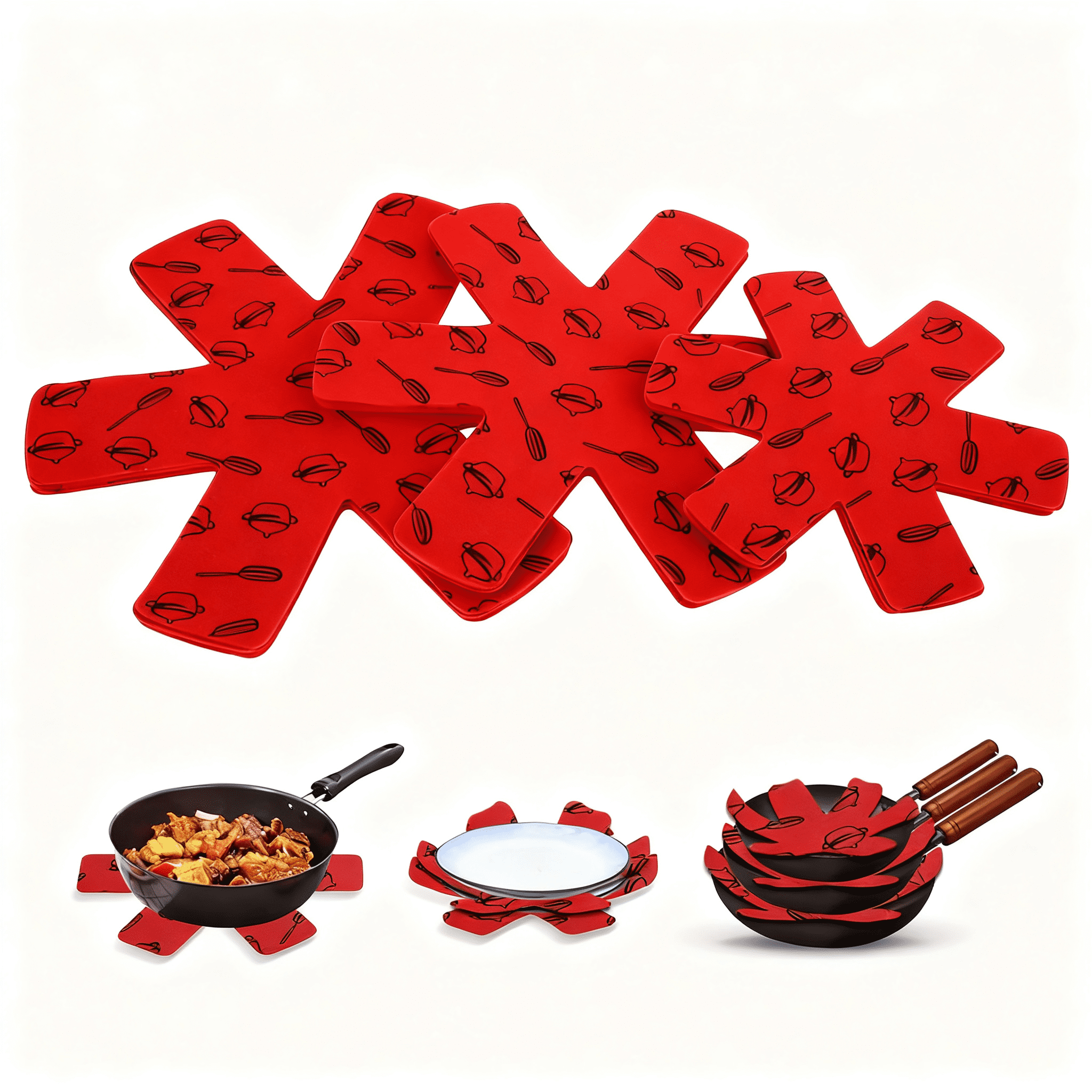 Tcwhniev Pot and Pan Protectors,for Protecting Separating Pots Pans ...