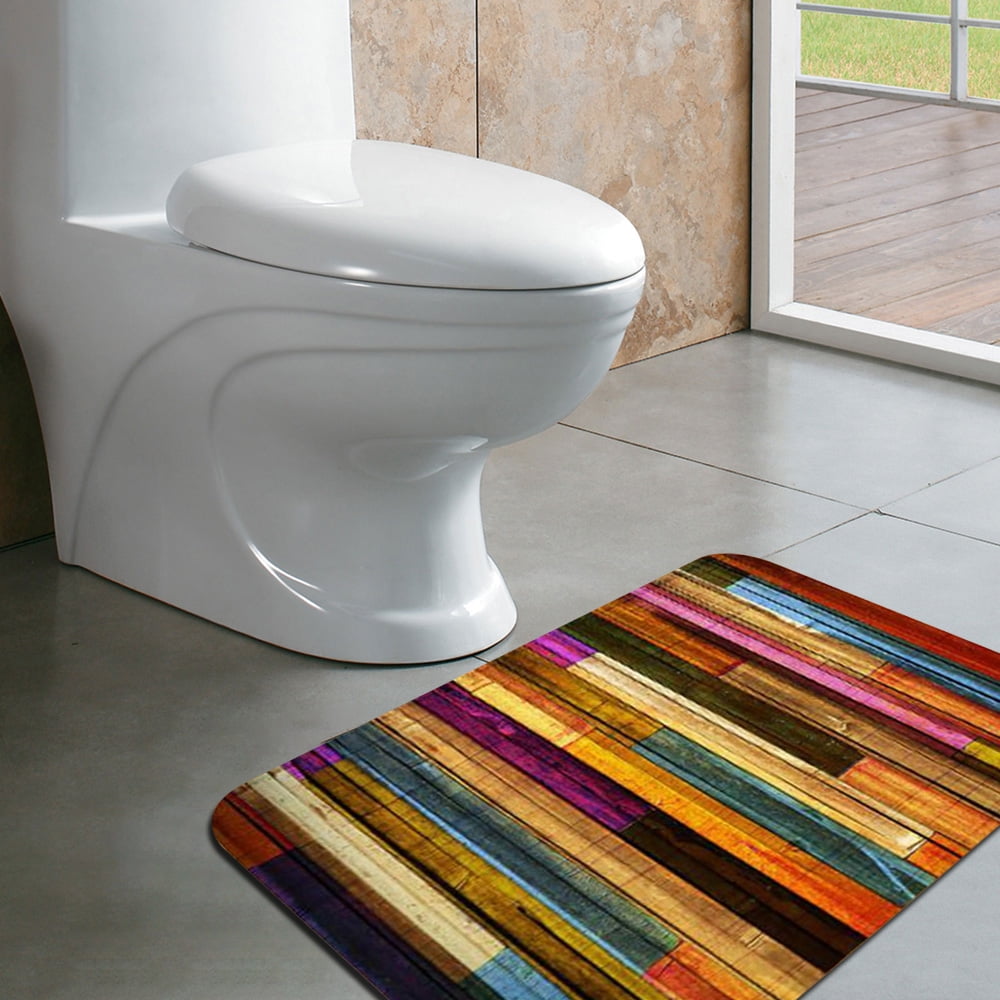 Tcwhniev Rainbow Kitchen Rug, Kitchen Floor Mats Anti Fatigue Comfort ...