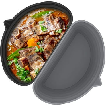 Slow Cooker Divider Liner Reusable & Leakproof Silicone Crockpot ...