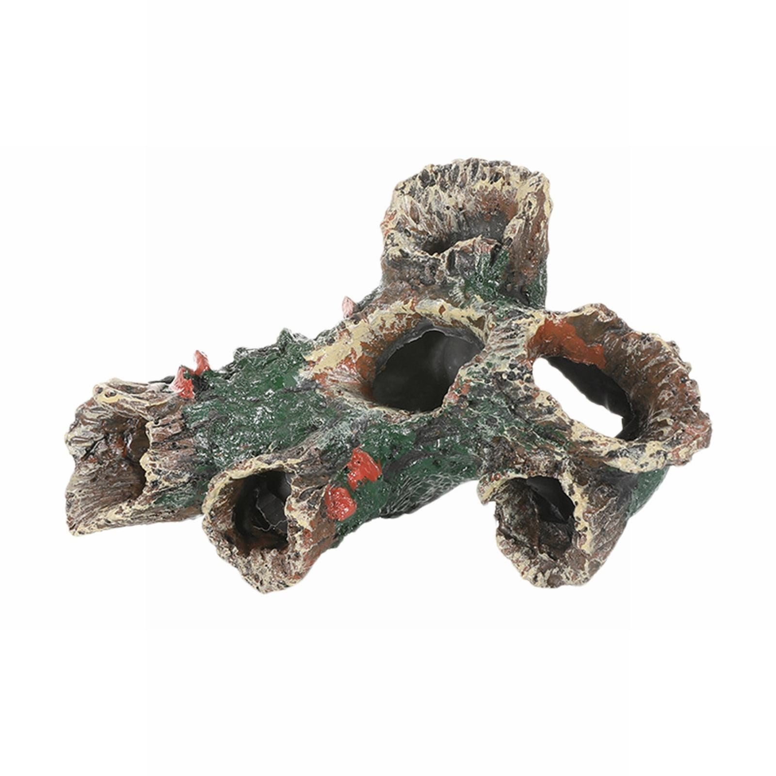 Tdoenbutw Aquarium Cave Aquarium Wood Tree Trunk Aquarium Fish Aquarium ...