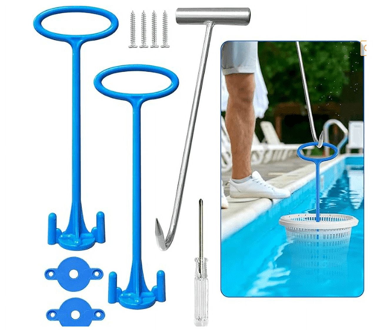 Tdoenbutw Clearance Pool Cleaning Basket Hook Swimming Pool Cleaning ...