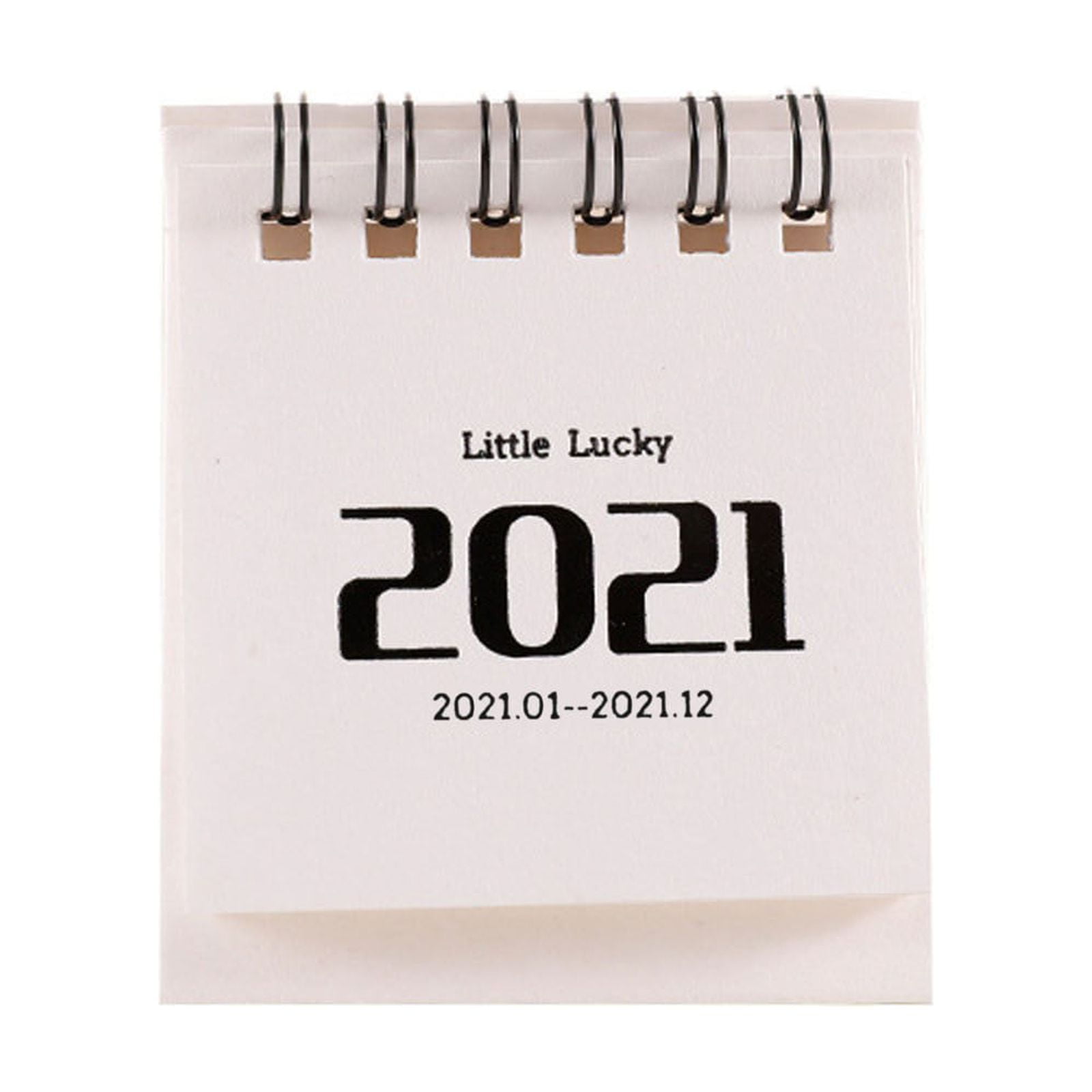 Tdoenbutw Skylight Calendar 2021 Mini Desk Calendar Stand Up Flip ...