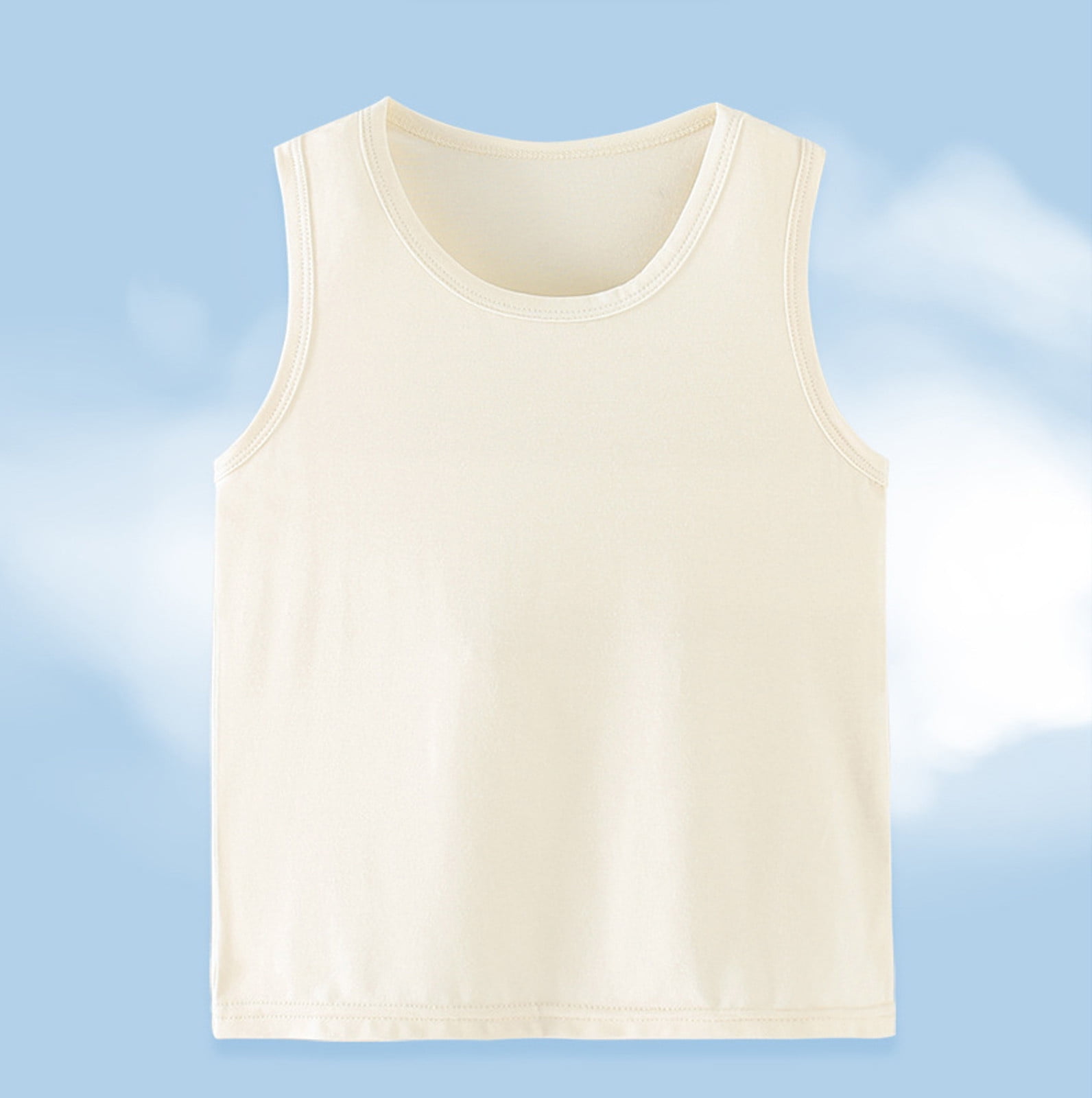 Tdoqot Boys Tank Tops- Summer Soft Sleeveless Casual Play Shirts Beige ...