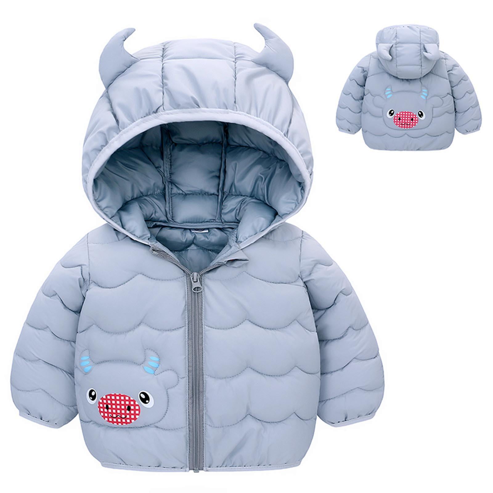 Tdoqot Toddler Girls Boys with Hood Cute Long Sleeve Fall Winter ...