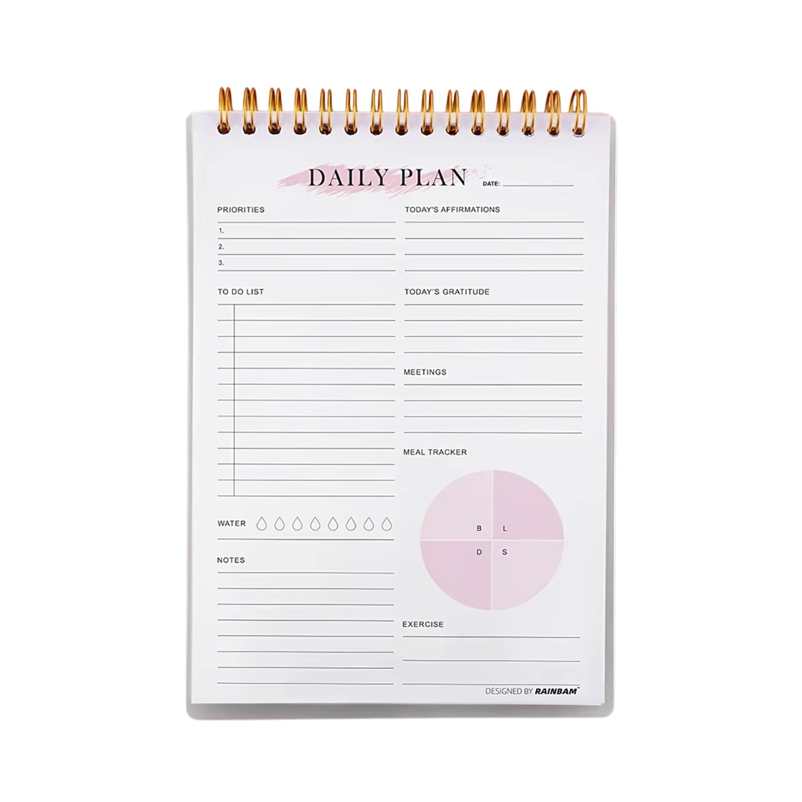 Tdxkok School Supplies Under $3! A5 Coil Daily Planner-Simple Student ...