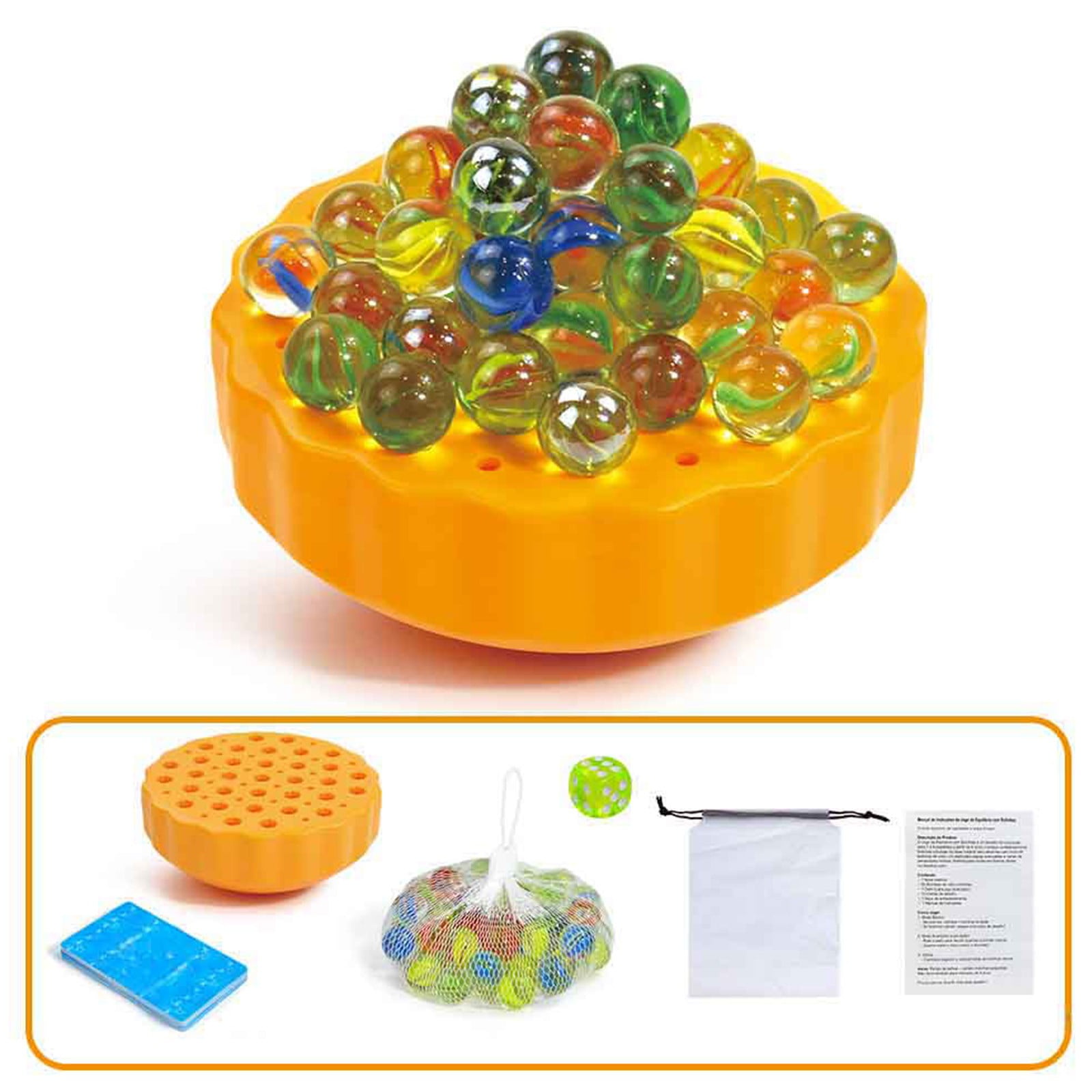 Tdxkok Educational Toys,Round Glass Stacking Music Swing Bead Puzzle ...