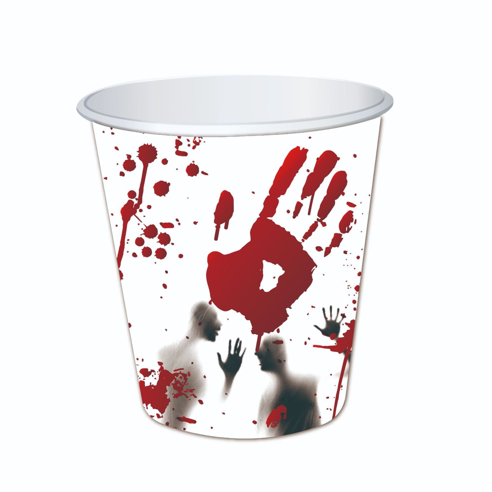 Tdxkok Halloween Bloody Hand Flag Party Tableware Set,Disposable Horror ...
