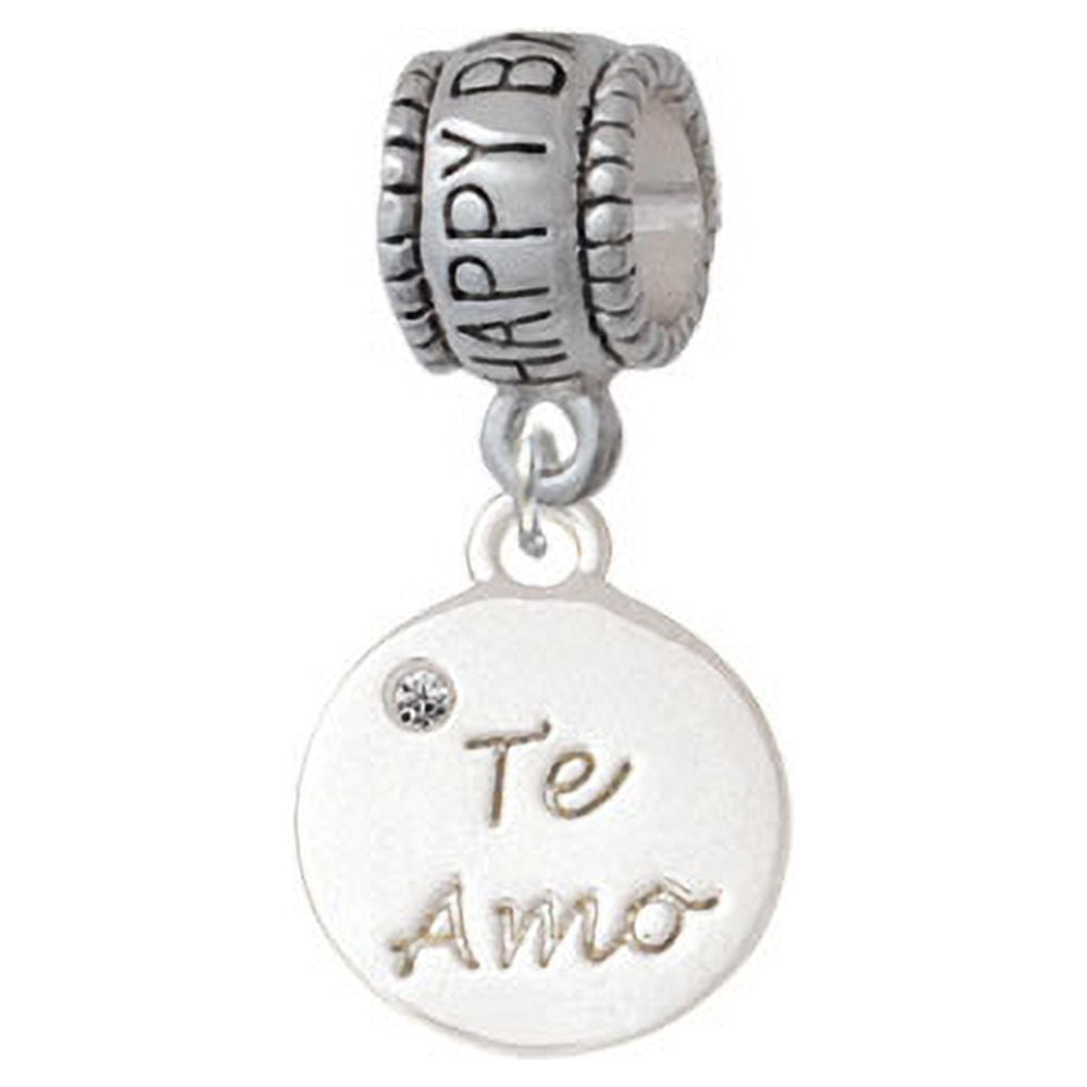 Te Amo Disc - Happy Birthday Charm Bead - Walmart.com