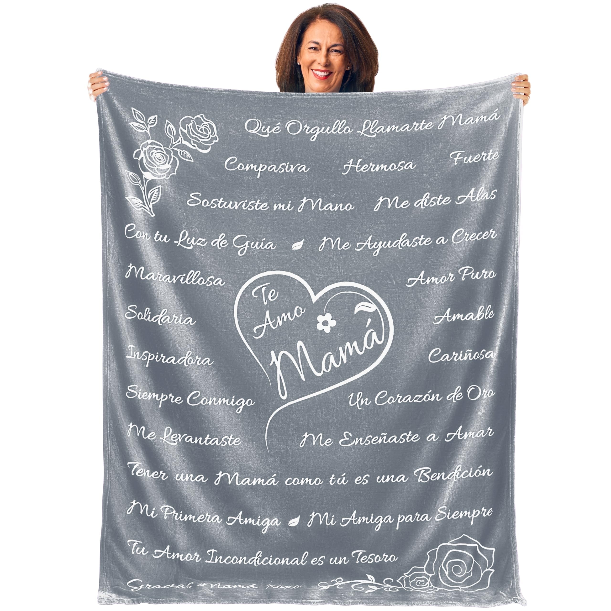Regalos para Mama, Mom Blanket, Christmas Gifts for Mom, Mom Birthday ...