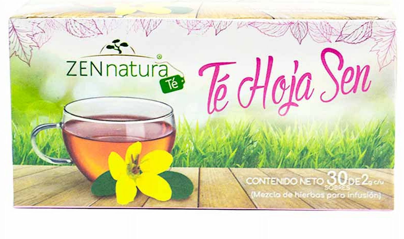 Zen Natura Senna Leaf Tea, Digestive System Cleanser, 30 Tea Bags ...