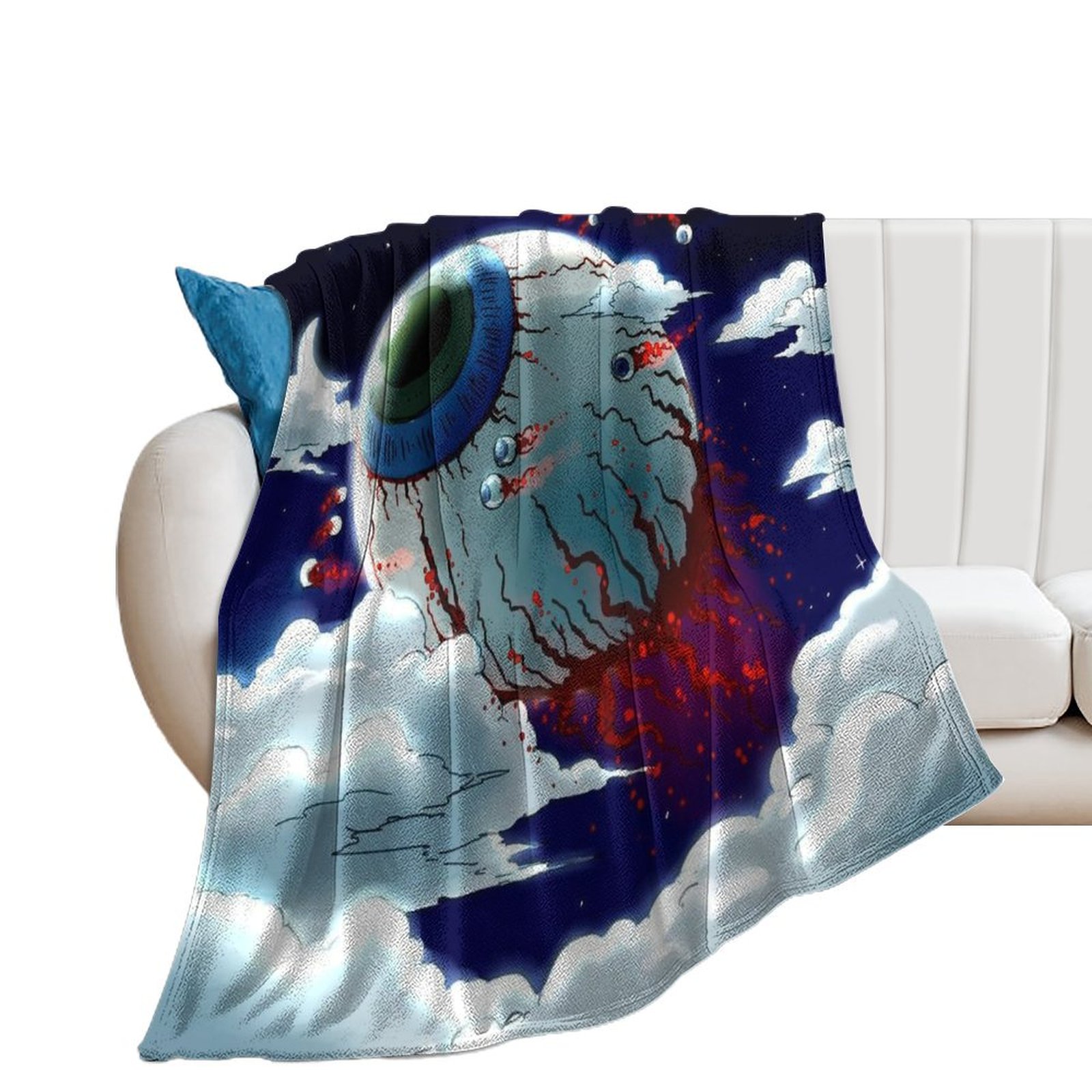 Te_rraria The Eye of Cthulhu Soft Anime Throw Blanket Durable Manga ...