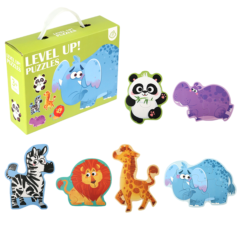 TeCheely Animals Puzzle Set Montessori-Inspired Early Learning Toy for ...