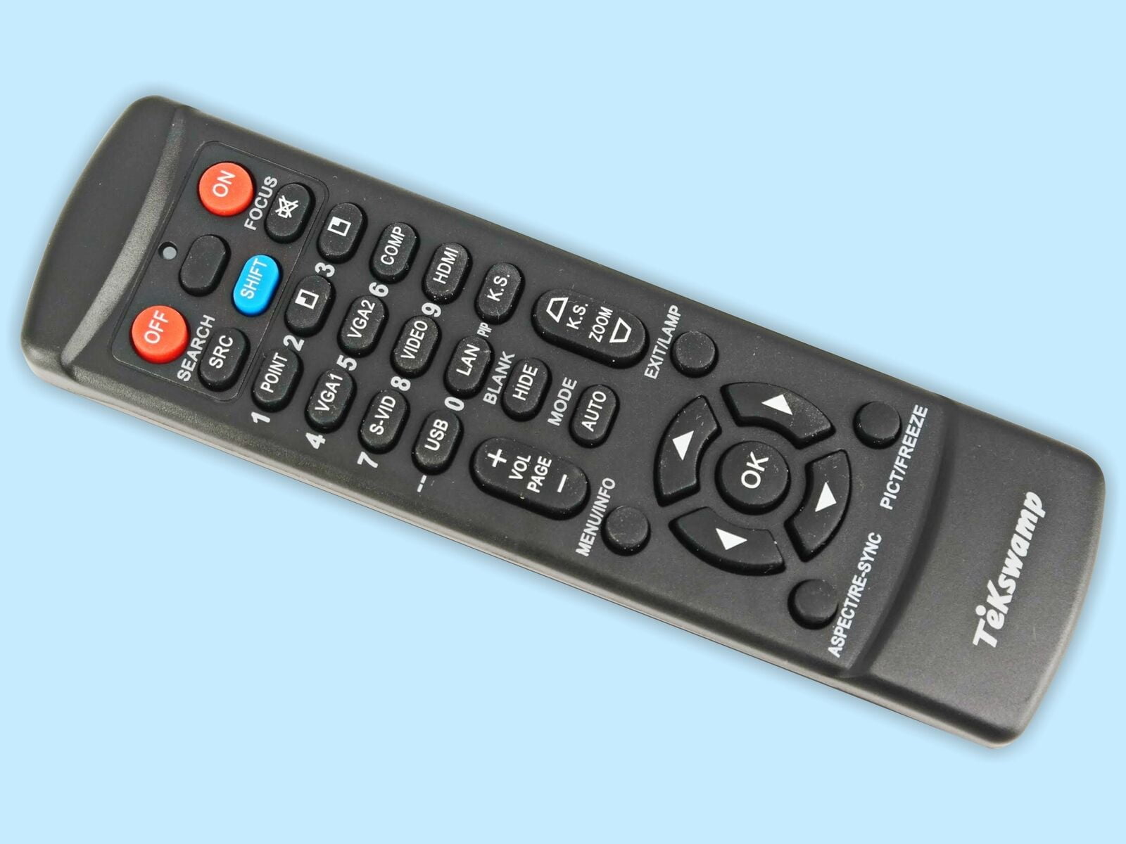 TeKswamp New Projector Remote Control for Dukane Imagepro 8755E 8055 ...