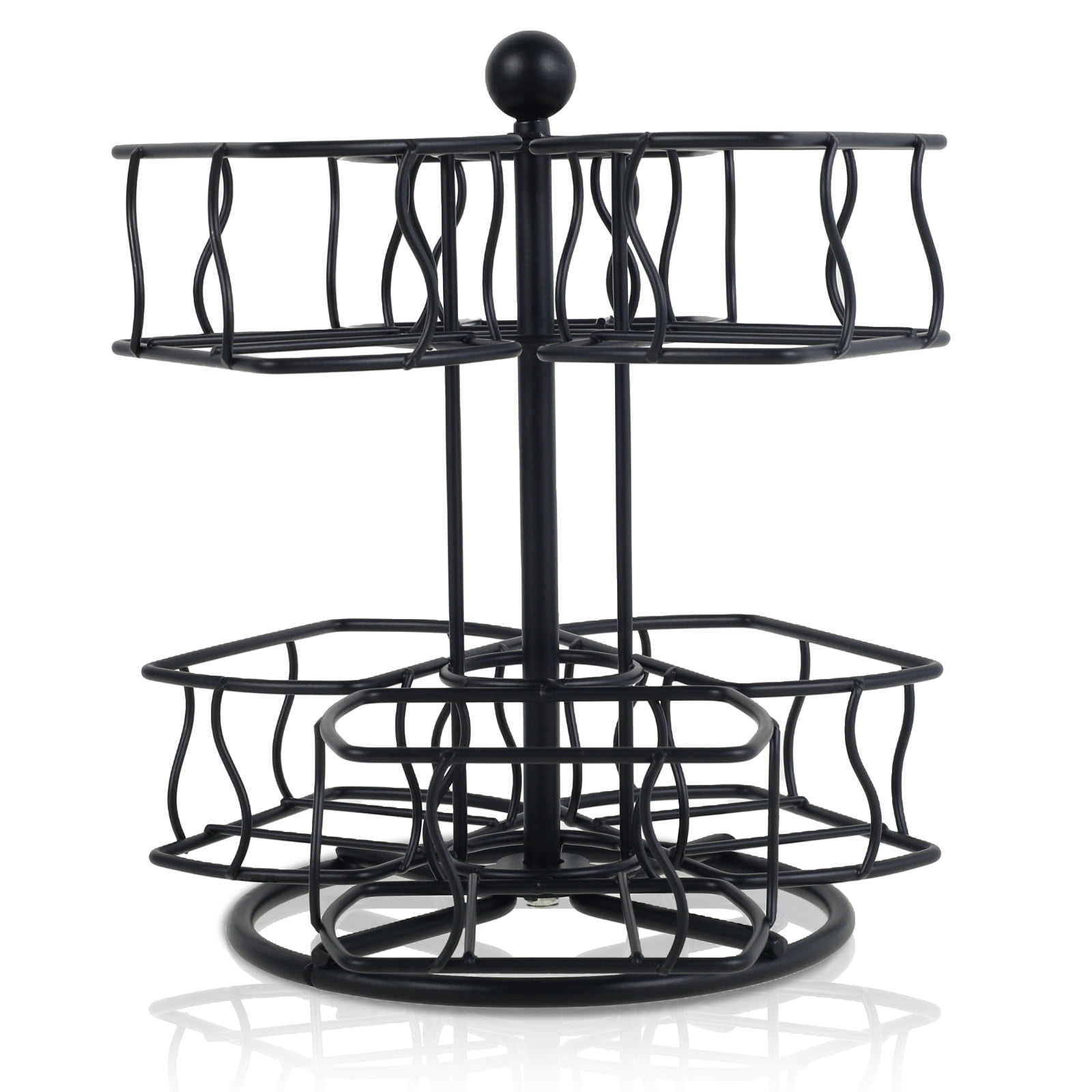 Tea Bag Organizer 360 Degree Rotating Tea Bag Organizer with 6 ...