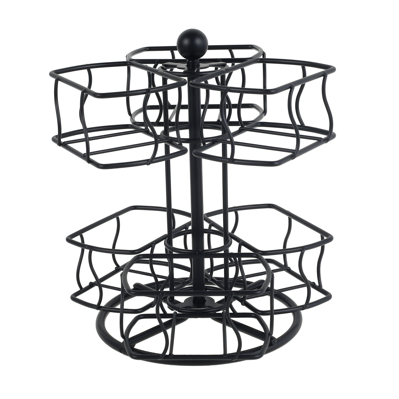 Tea Bag Organizer 360 Degree Rotating Tea Bag Organizer with 6 ...