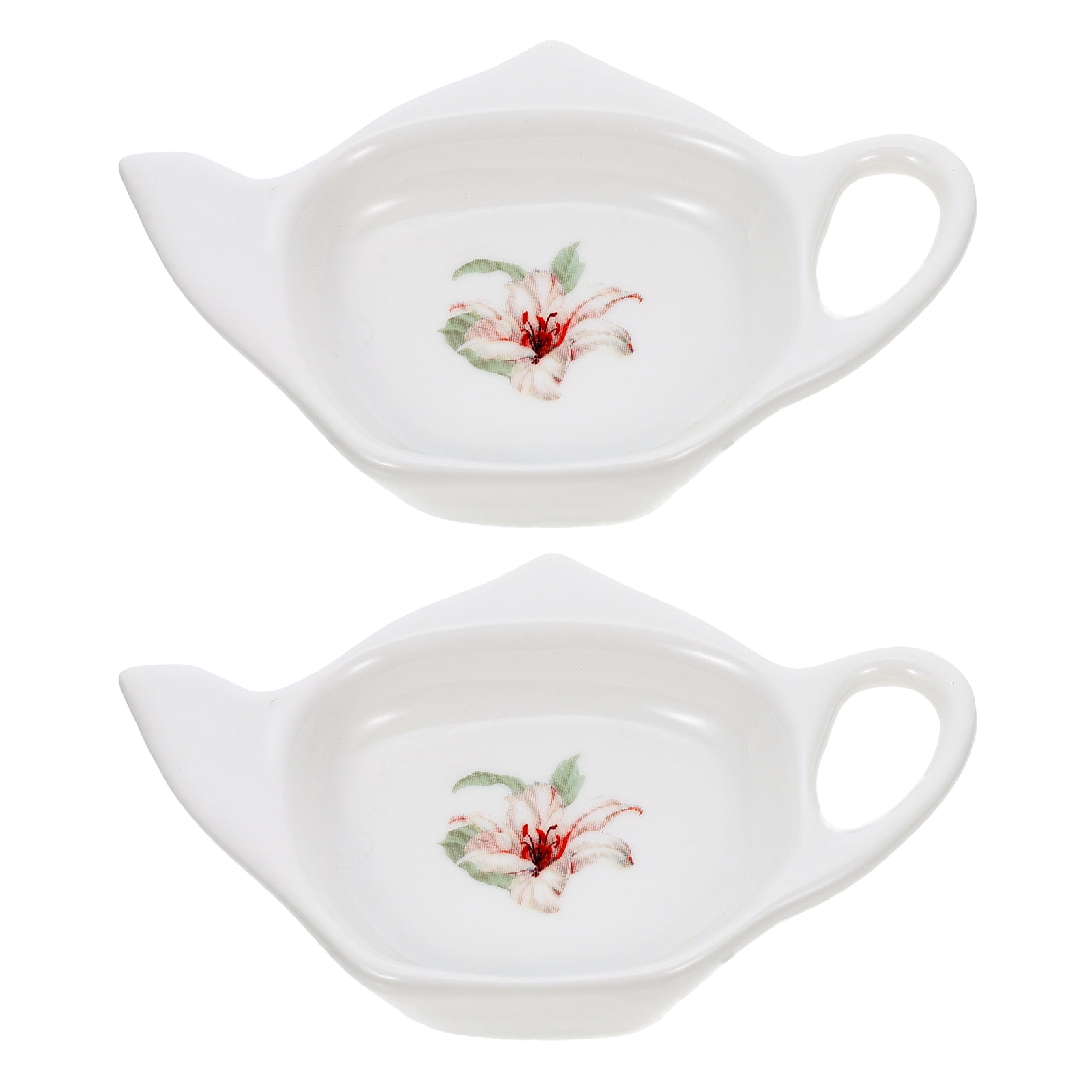 Tea Bag Rest, 2Pcs Ceramic Tea Bag Holders Exquisite Tea Bag Tray Small ...