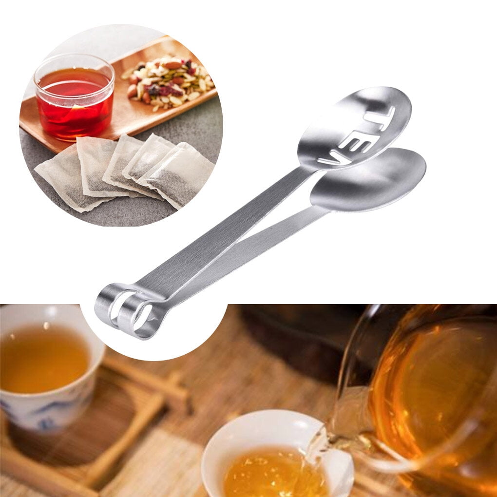 Tea Bag Squeezer, Stainless Steel Tea Bag Tongs Tea Bag Spoon Tea Bag ...