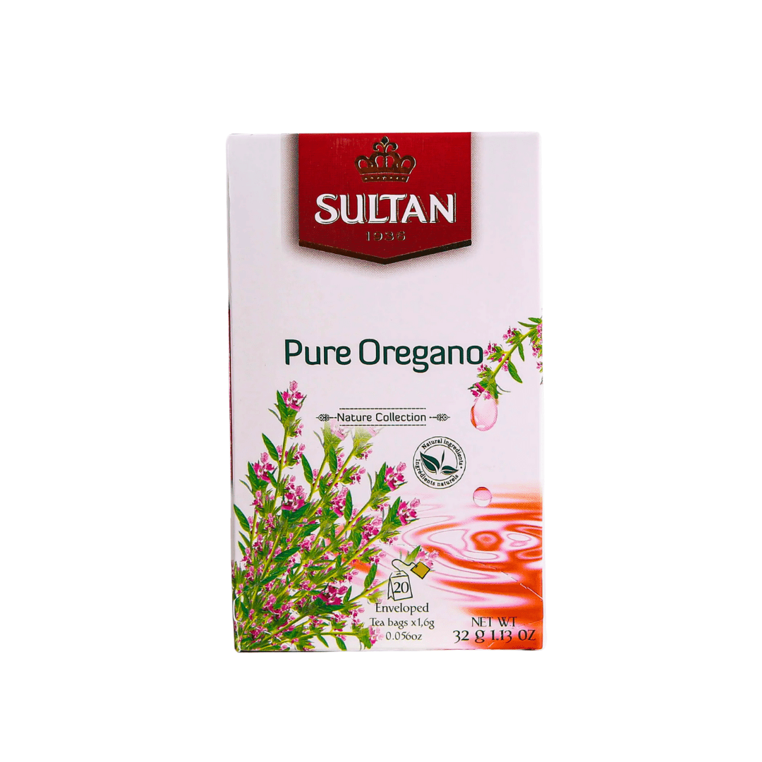 Sultan Tea Oregano Naturally caffeinated Green Tea Bags, 20 Count ...