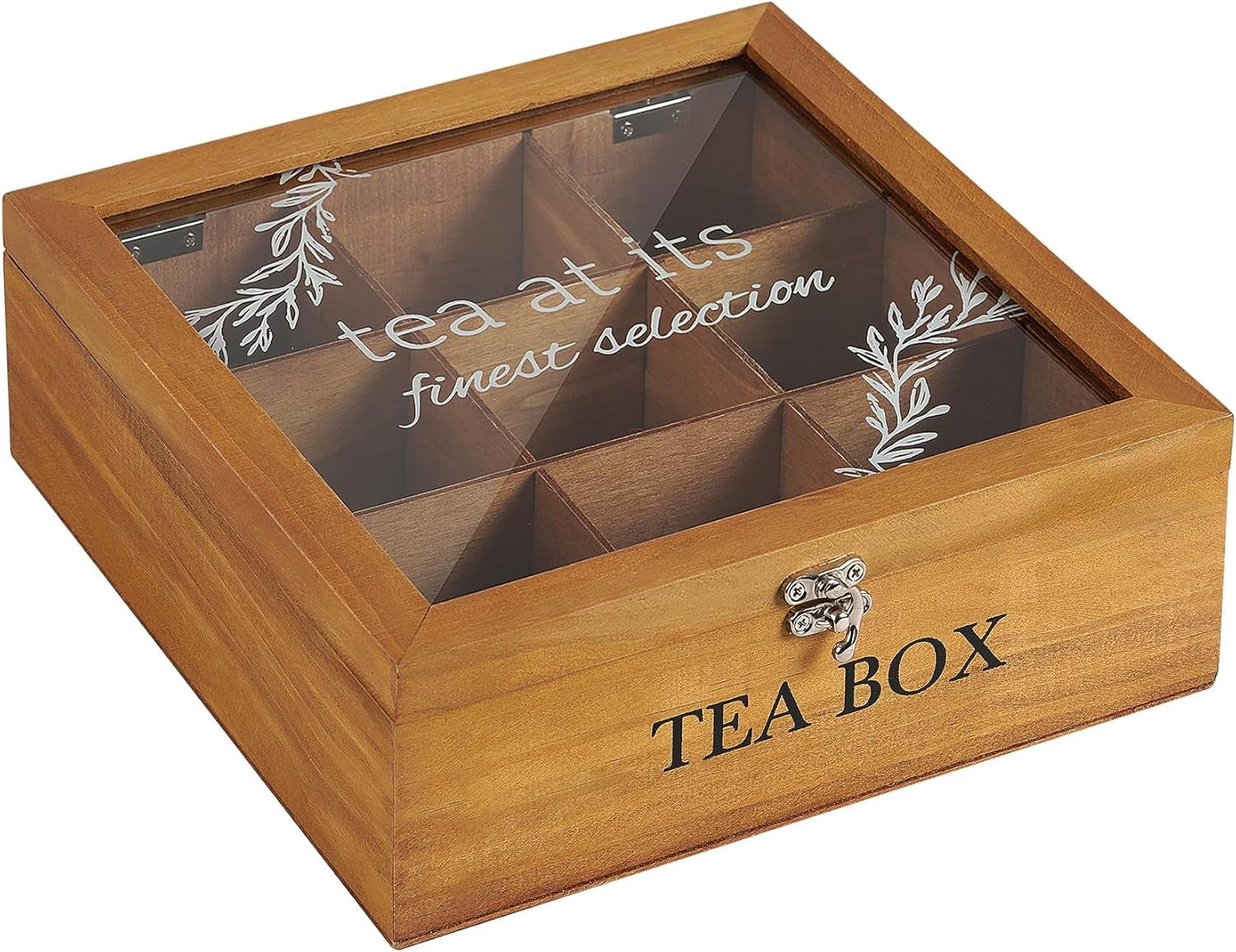 Tea Box,Tea Bag Organizer,Tea Organizer and Storage,Wood Tea Bag Holder ...