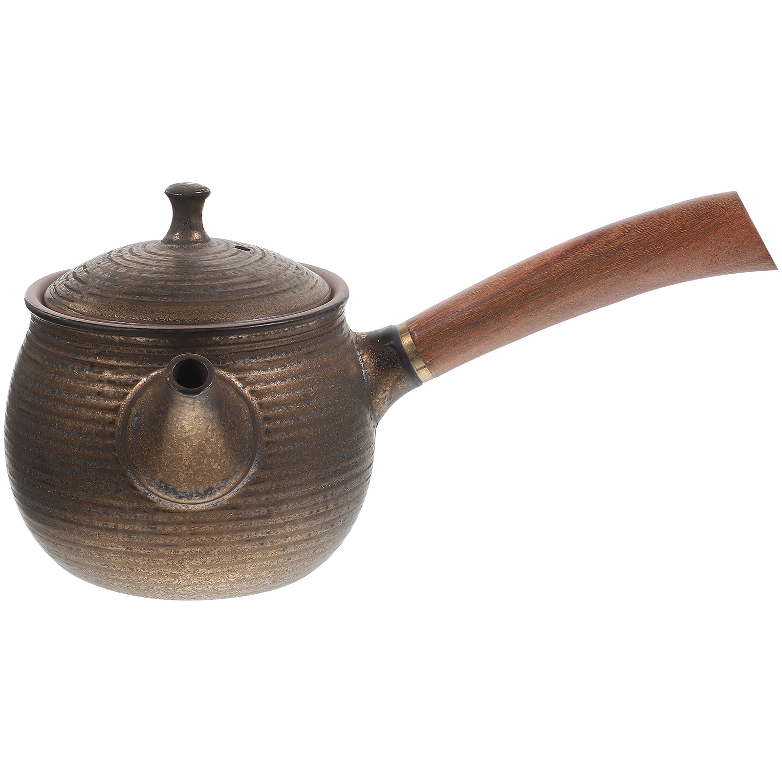 Tea Brew Pot Side Handle Tea Pot Antique Style Tea Making Pot Chinese ...