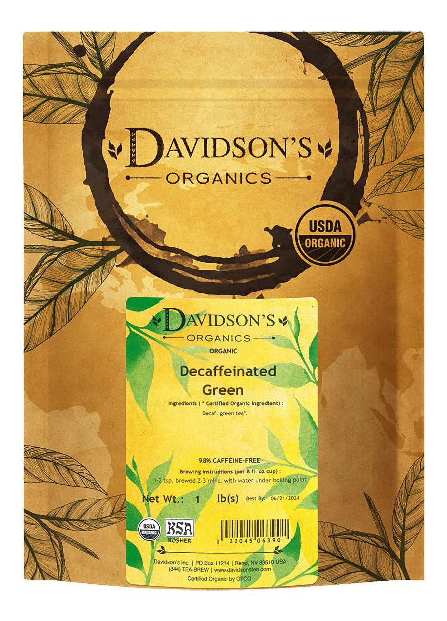 Tea Bulk, Decaf Green, 16-Ounce Bag - Walmart.com
