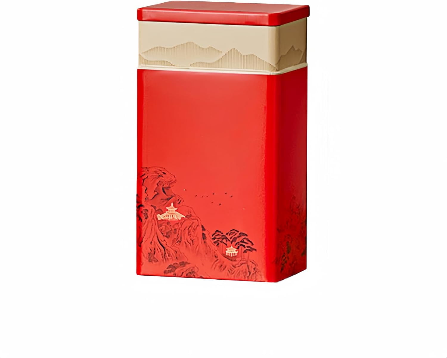 Tea Canister, Airtight Storage Tin for Loose Leaf Tea & Bags, 8-Inch ...