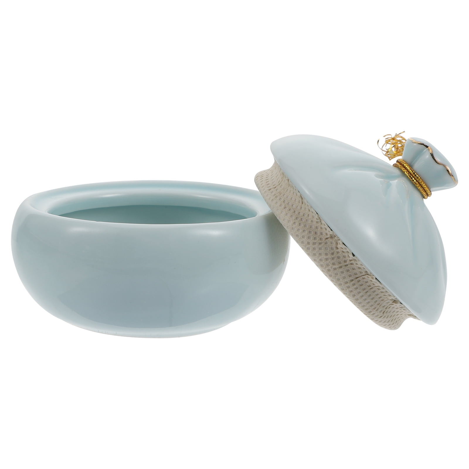 Tea Cans Ceramic Powder Pot Sealed Storage Can Moisture-proof Container ...