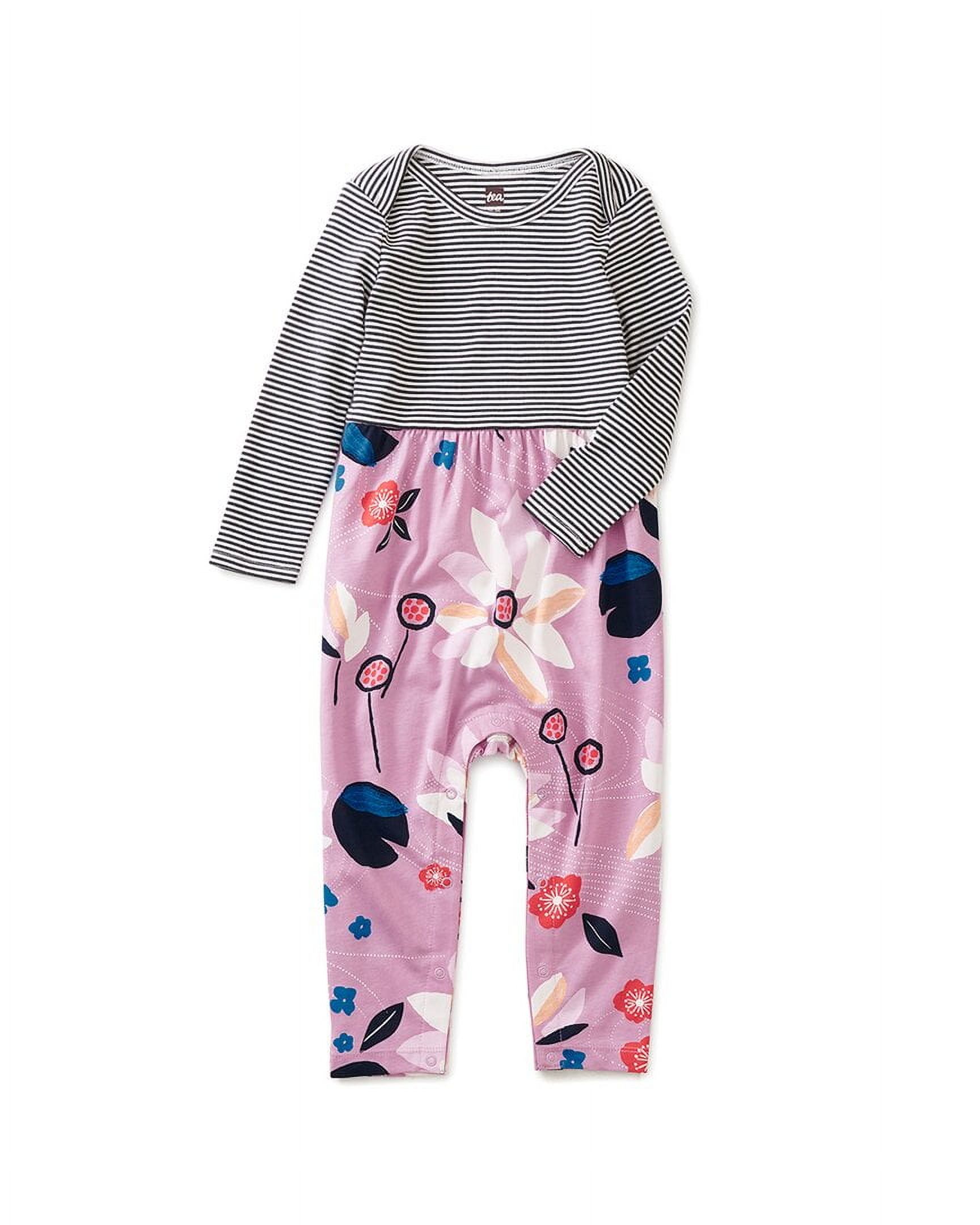 Tea Collection girls Print Mix Baby Romper, 6_9 - Walmart.com