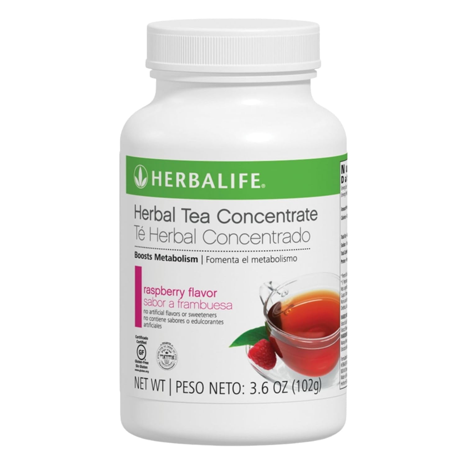 Tea Concentrate: Raspberry 3.6 OZ (102g) Gluten Free, Naturally ...