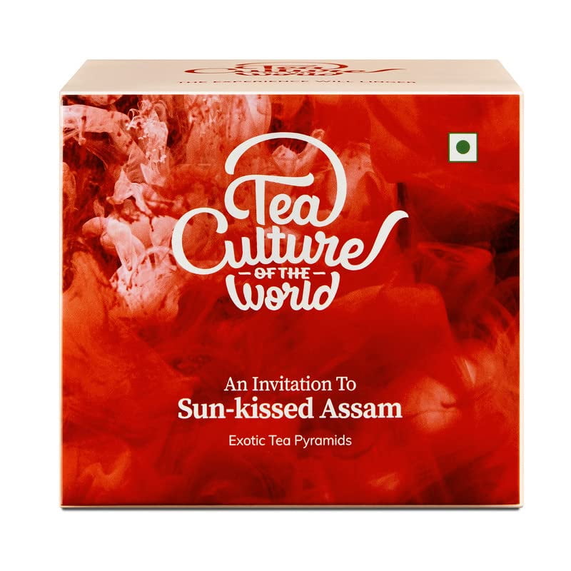 Tea Culture Of The World Sun-Kissed Assam Tea - 16 Pyramid Tea Bags ...