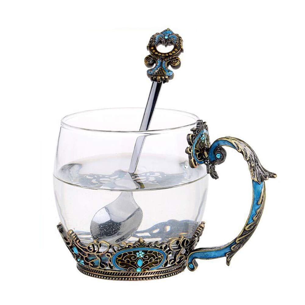 Tea Cup Coffee Mug Cups Classical Glass Tea Cup Unique Personalized ...