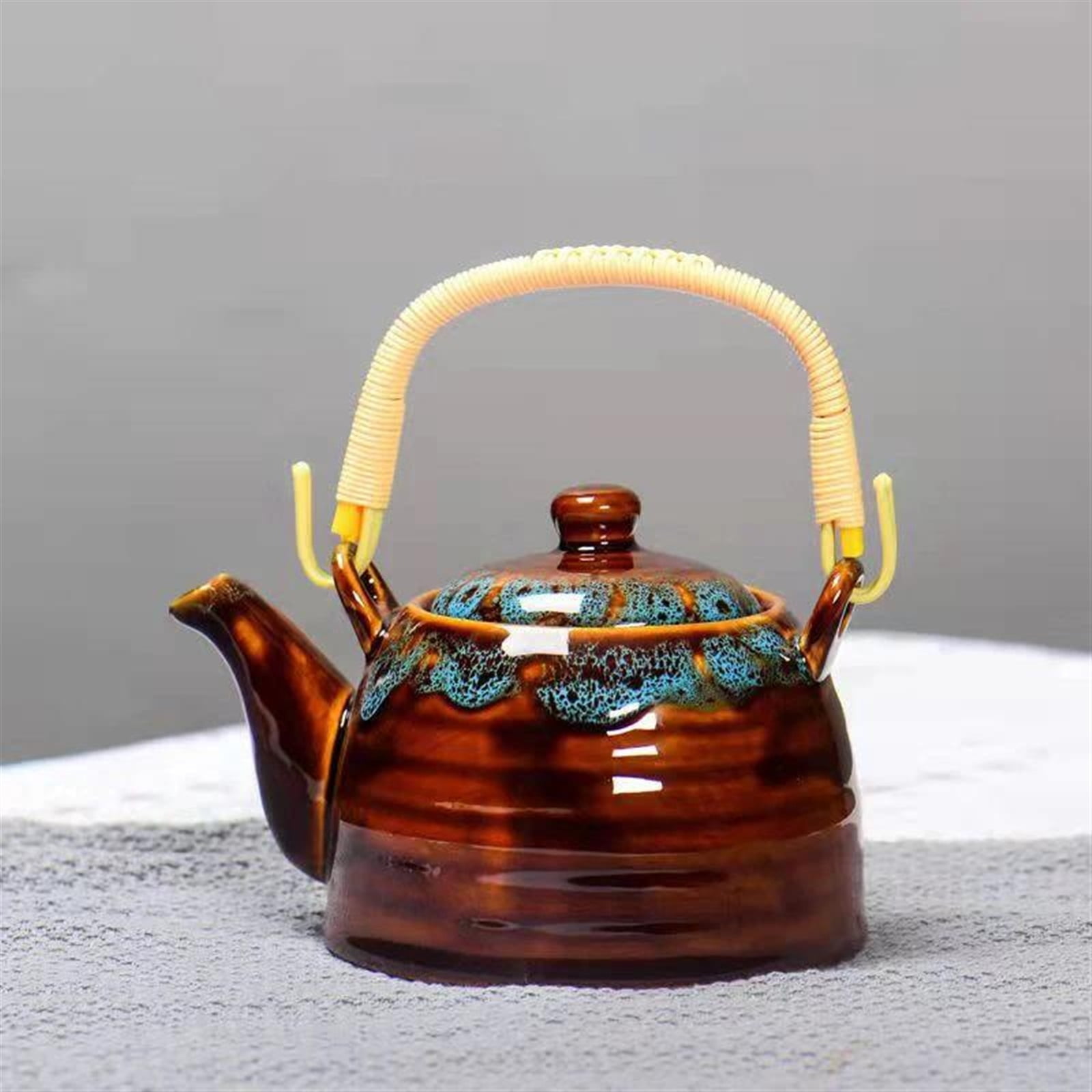 Tea Cup Set 900ml Puer Tea Pot Set Creative Kiln Transformed Chinese ...